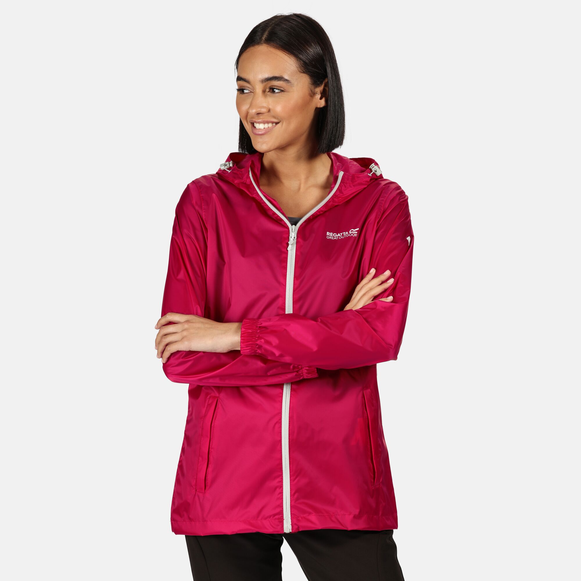 Regatta Womens Pack It III Waterproof Jacket - Pink, Size 12 for sale ...